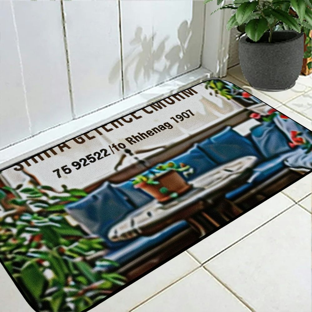 Welcome to Our Patio Decorative Doormat,Rustic Patio Floor Mats ...