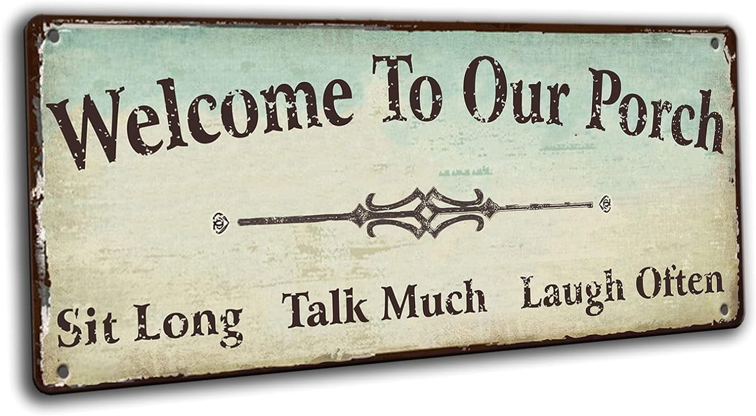 Welcome to Our Porch Decor decorations outdoor, Back Porch Sign outside ...