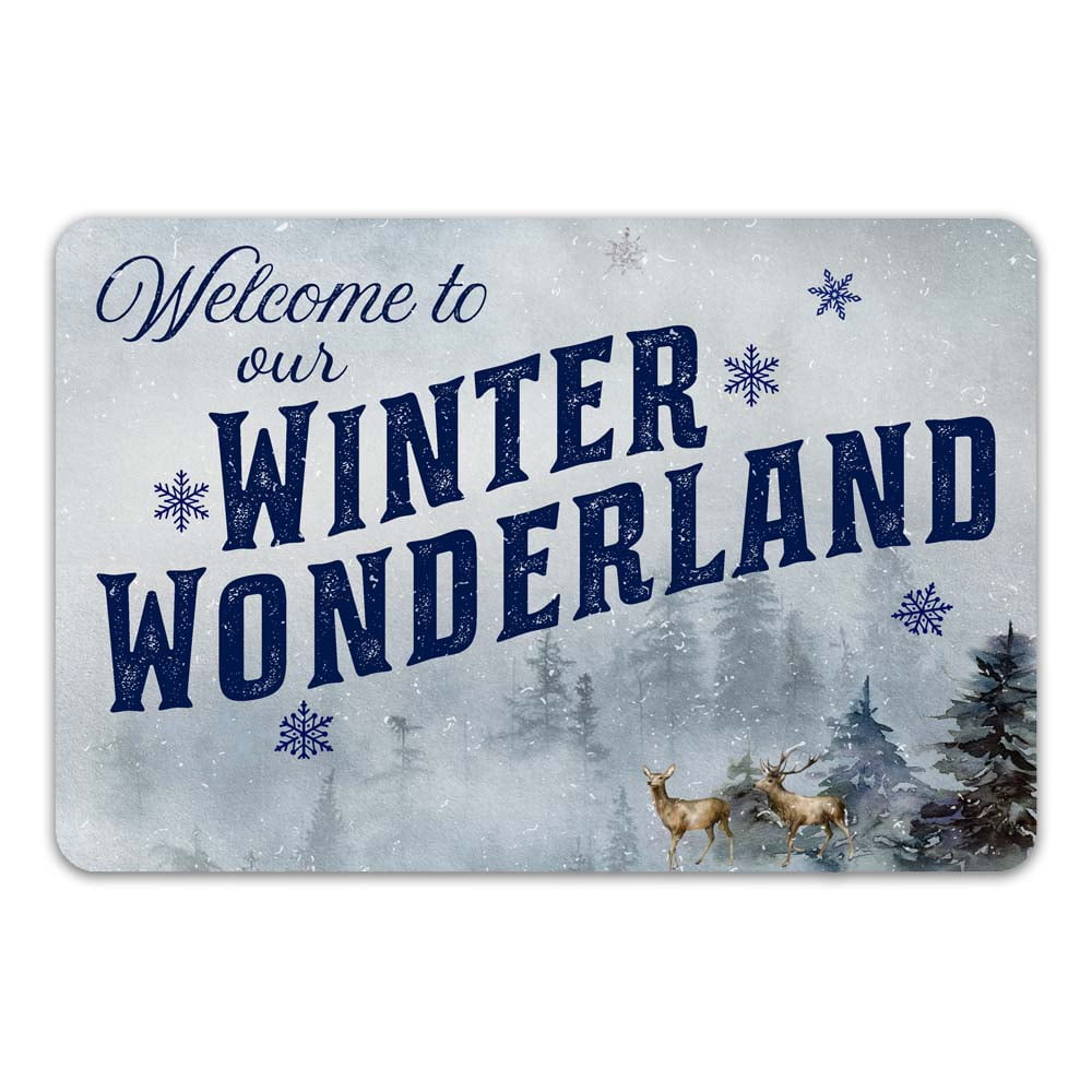 Welcome to Our Winter Wonderland Sign Farmhouse Christmas Décor ...
