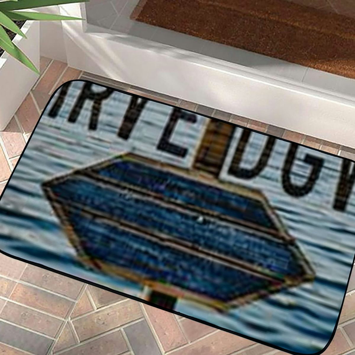 Welcome to The Paddle Decorative Doormat, Paddle Floor Mats, Farmhouse ...