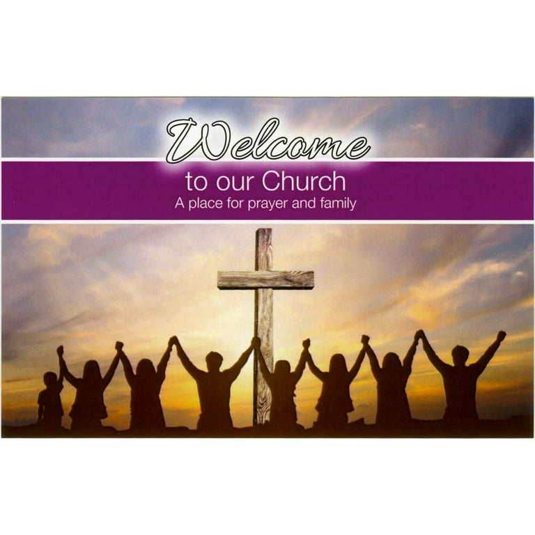 Welcome Visitors Our Church Greetings Editable Church Visitor Cards