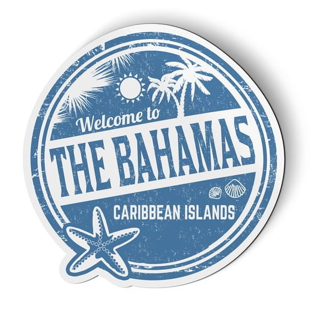 Welcome to the Bahamas - 5" Magnet for Car Locker Refrigerator ...