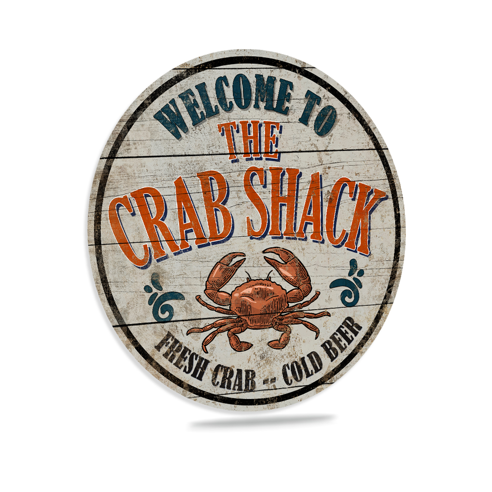 Welcome to the Crab Shack Sign Beach Themed Sign Beachhouse Décor ...