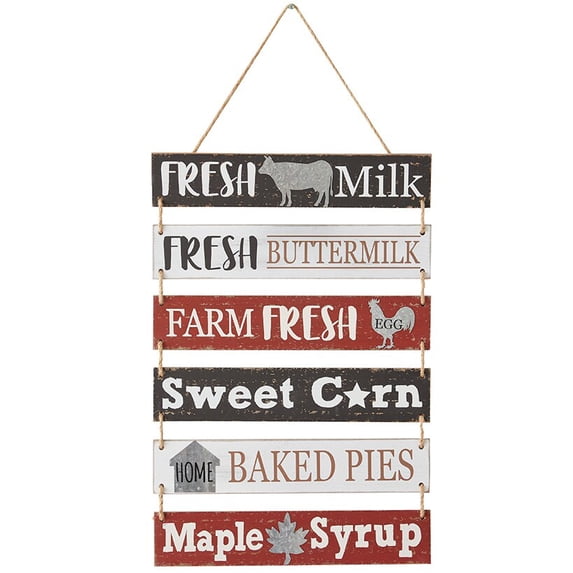 Welcome to the Funny Farm Collection - Wall Hanging Sign - Walmart.com