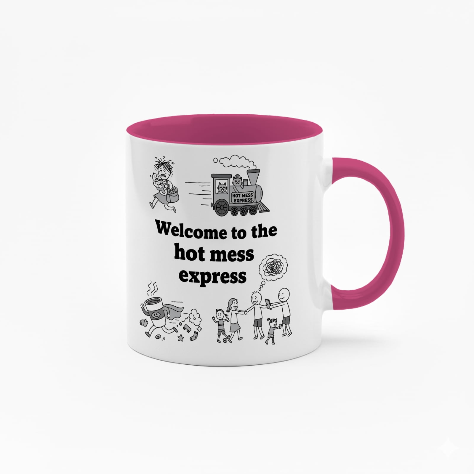 Welcome to the Hot Mess Express Mug – Perfect for Chaos-Loving Parents ...