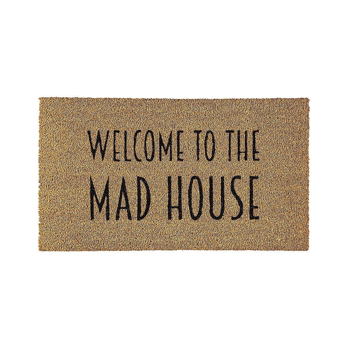 Welcome to the Mad House Coir Mat - Walmart.com