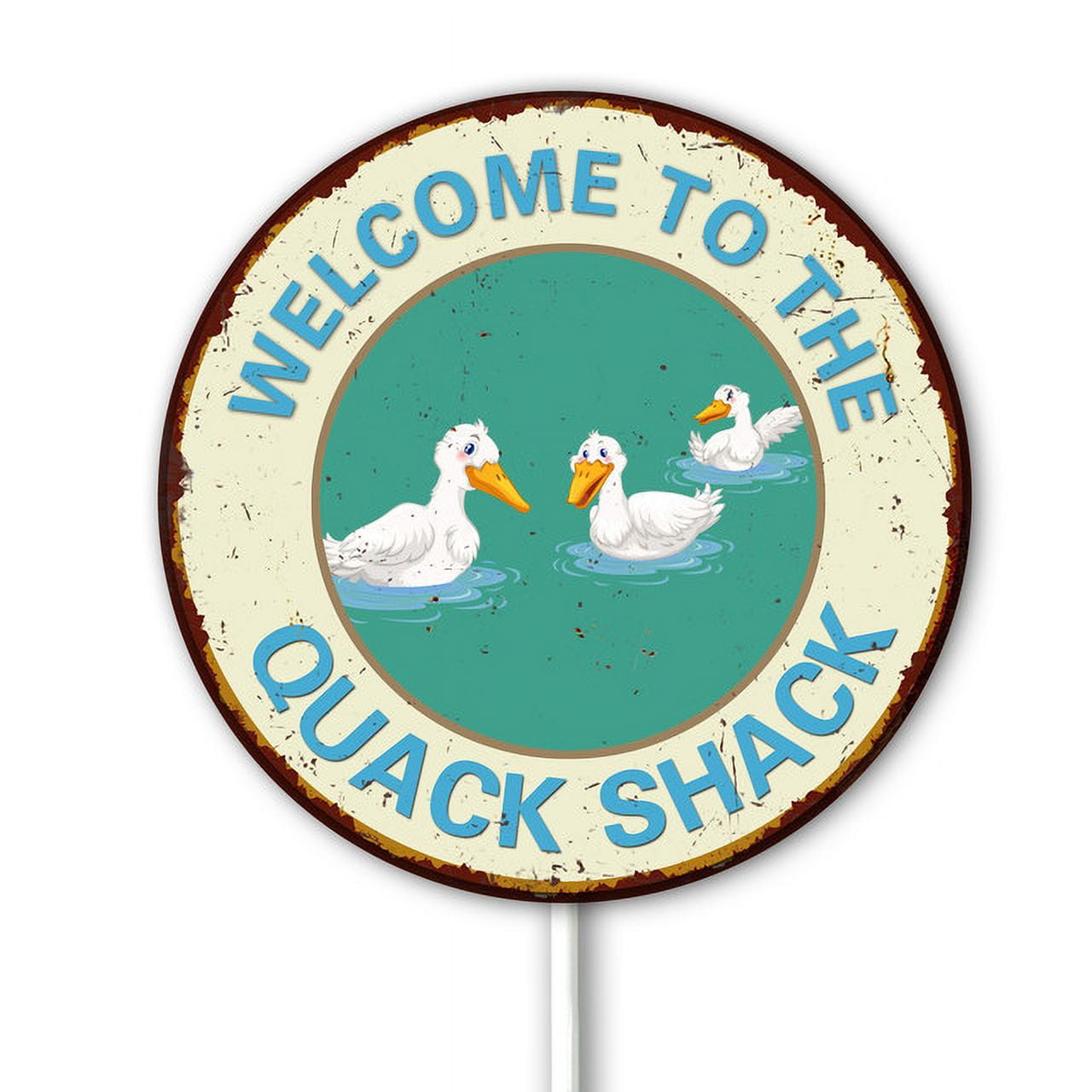 Welcome to the Quack Shack Sign Duck Coop House Sign Metal Duck Hutch ...