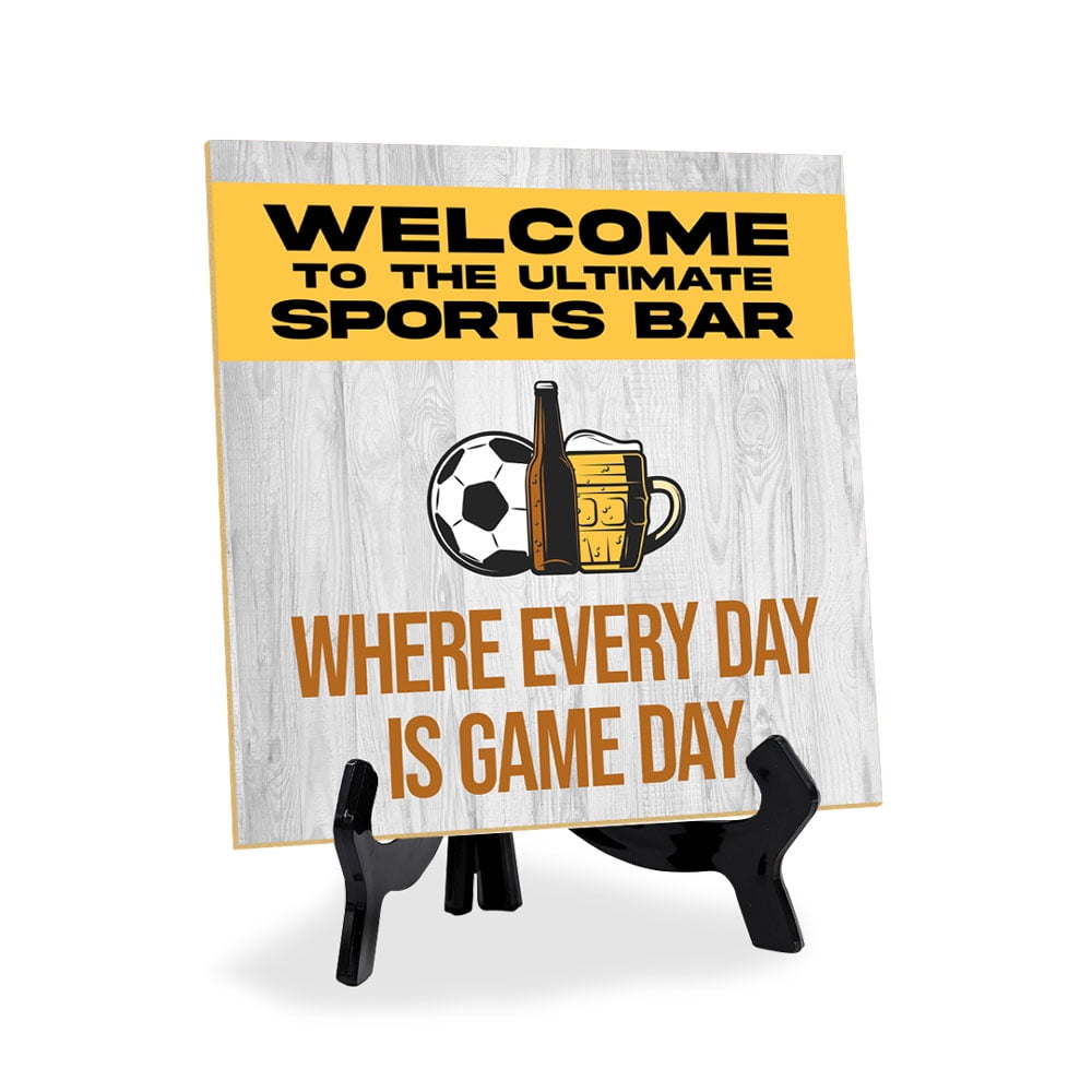 Welcome to the Ultimate Sports Bar - Where Every Day Is Game Day 5"x 5 ...