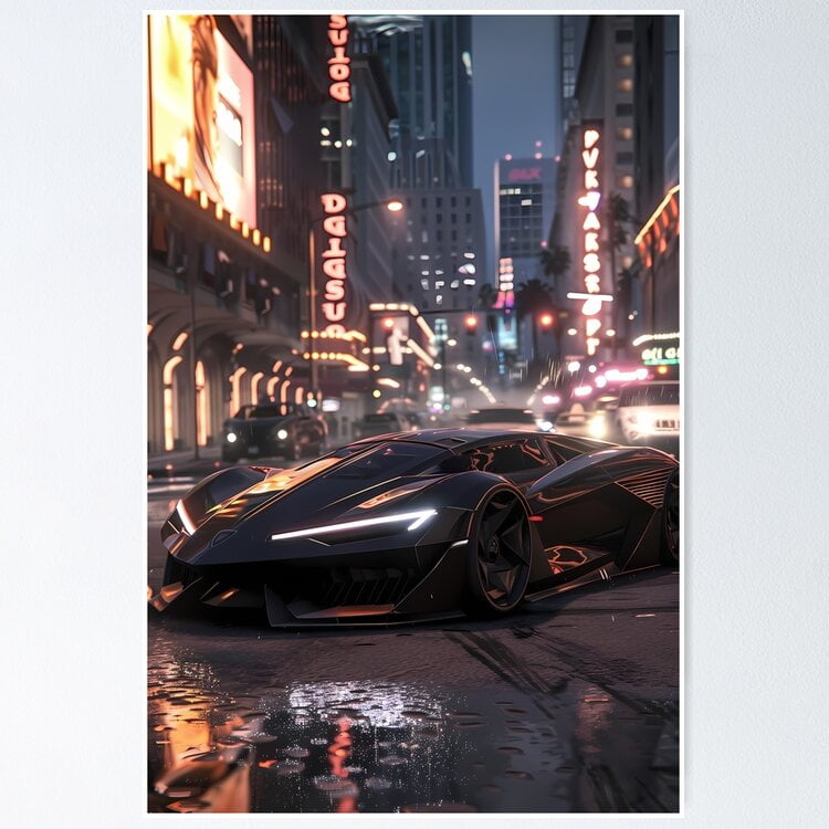 Welcome to the city Poster - KIRA.250, UNFRAMED-18x24 - Walmart.com