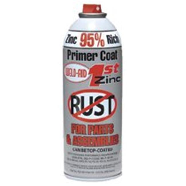 Weld-Aid 1st Zinc Primer, 12.5 wt oz, 16-oz. Aerosol Can, Gray - 12 EA ...