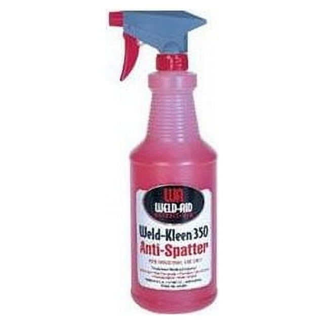 Weld-Aid Weld-Kleen 350 Anti-Spatter, 1 Qt, Spray Bottle, Red - 6 EA ...