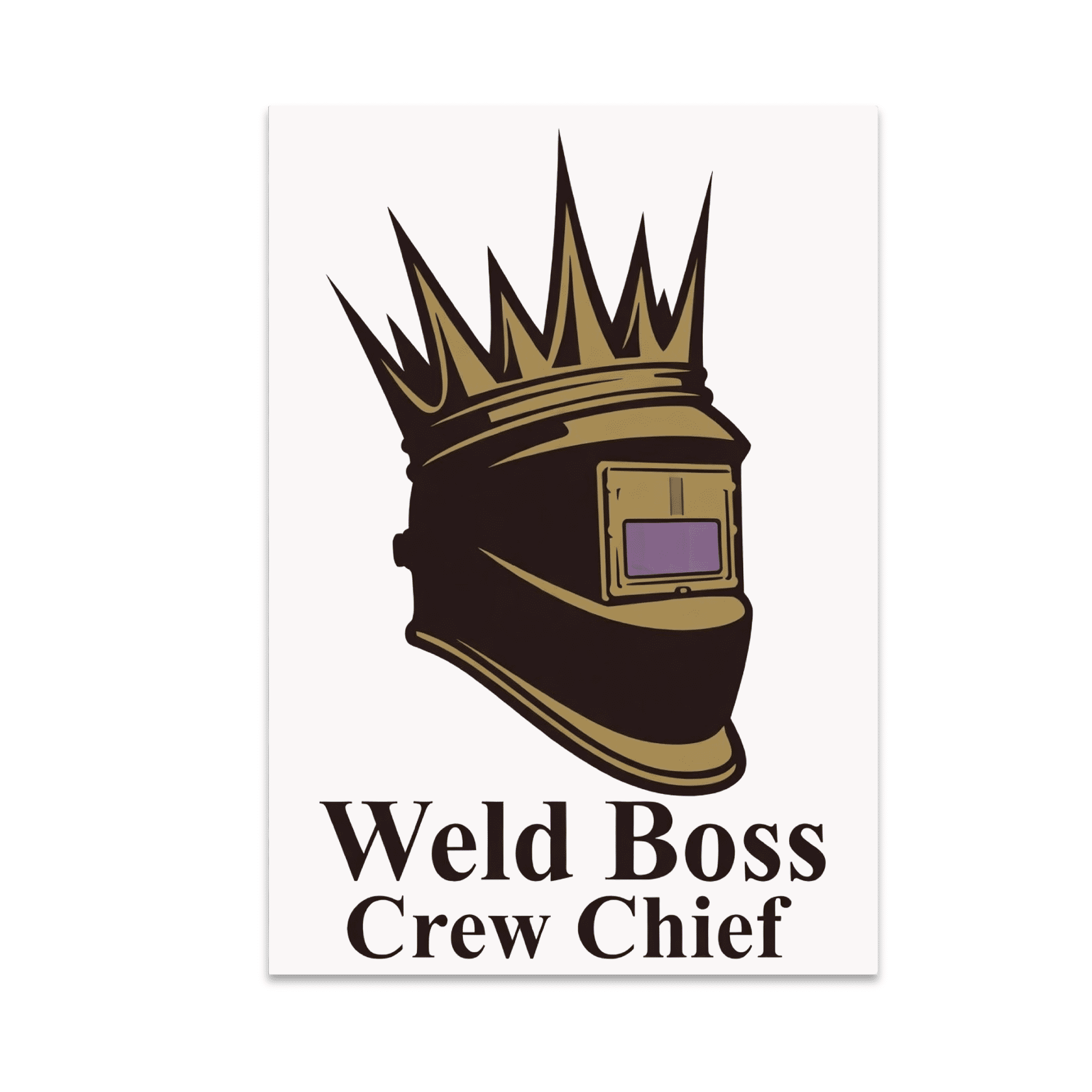 Weld Boss Crew Chief Poster - Welding Enthusiast - 13x19 Poster Print ...