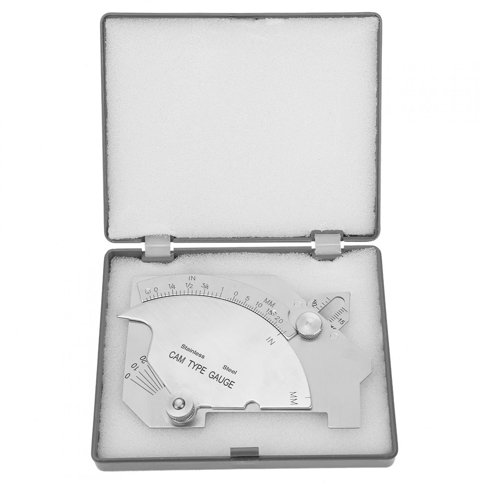 Weld Gauge Steel Welding Measurement Tool MG-8 Welding Gauge Weld Inspection Ruler Bridge Cam ...