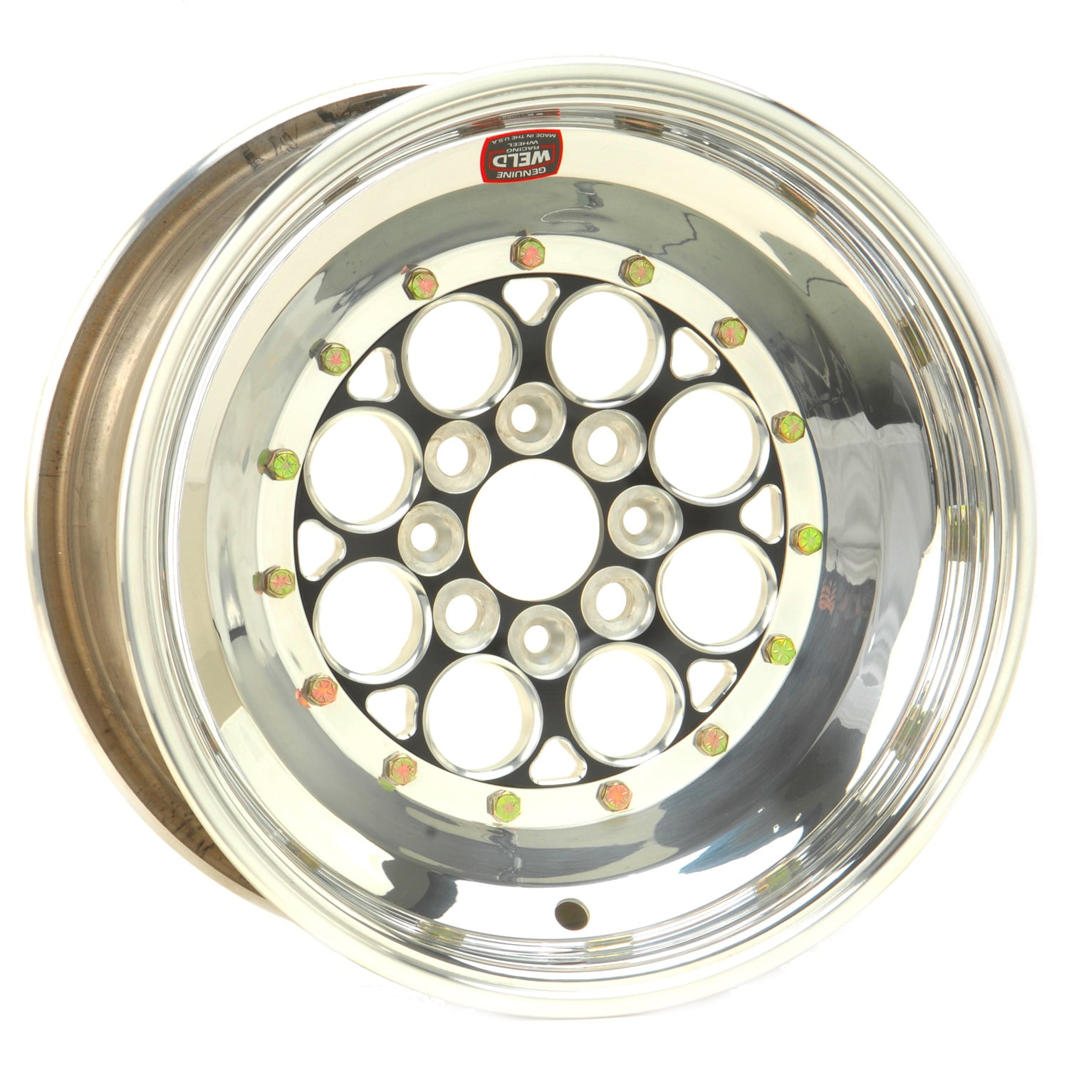 Weld Magnum Import 15x8 / 4x100mm BP / 5in. BS Black Center - Non ...