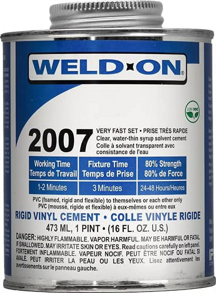 Weld-On 2007 Solvent Cement - Pint - Walmart.com