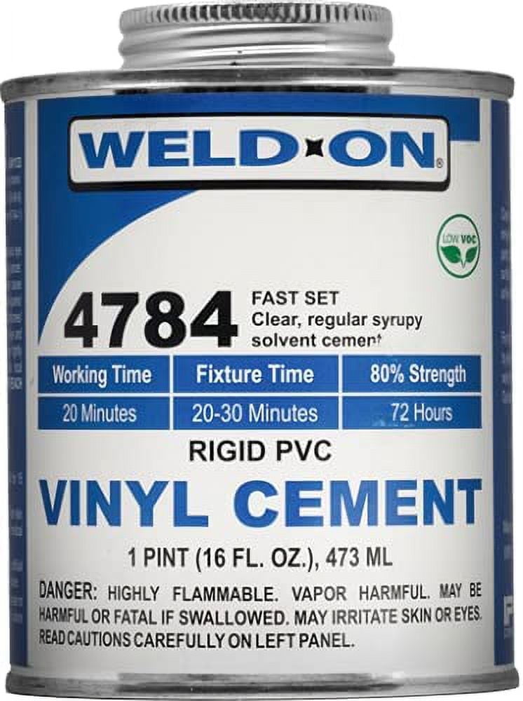 Weld-On 4787 Vinyl Cement - Pint - Walmart.com