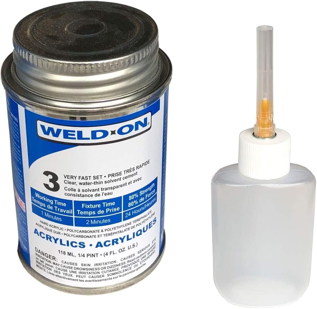 High Strength SCIGRIP Weld-On #3 Adhesive, 4 oz. with Applicator Bottle ...