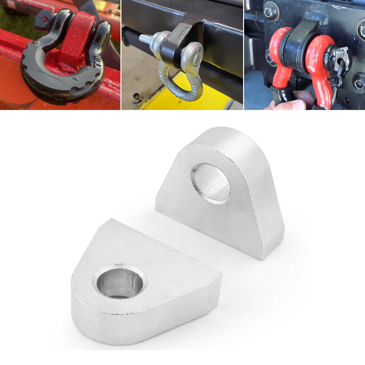 Weld On Shackle Clevis Mount 1" Thick Steel For Car Truck Tractor Mount ...