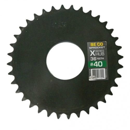 Weld-On Sprocket #40 Chain 36 Tooth X-Series Hub fits Roller Chain ...