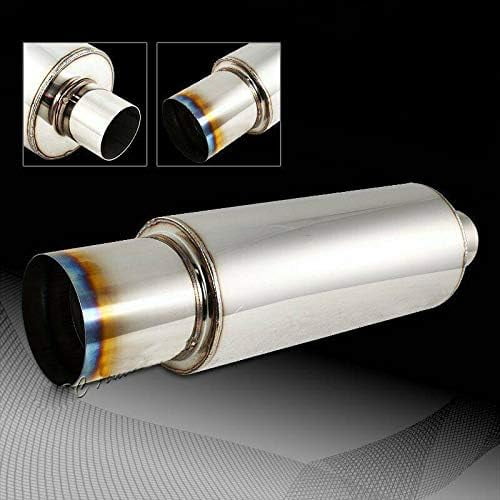 Weld-On Universal Muffler 4" N1 Style Burn Tip Stainless Steel Racing ...