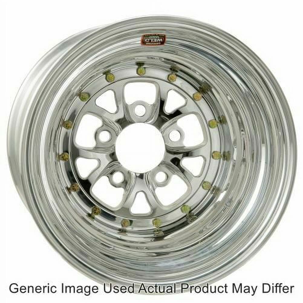 Weld Racing 84P-515280 V-Series Polished Wheel 15"x15" Size 5 ...