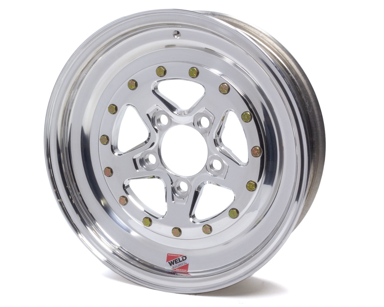 Weld Racing Alumastar 2.0 Polished Aluminum Wheel, 15 x 3.5 in, 1.75 in ...