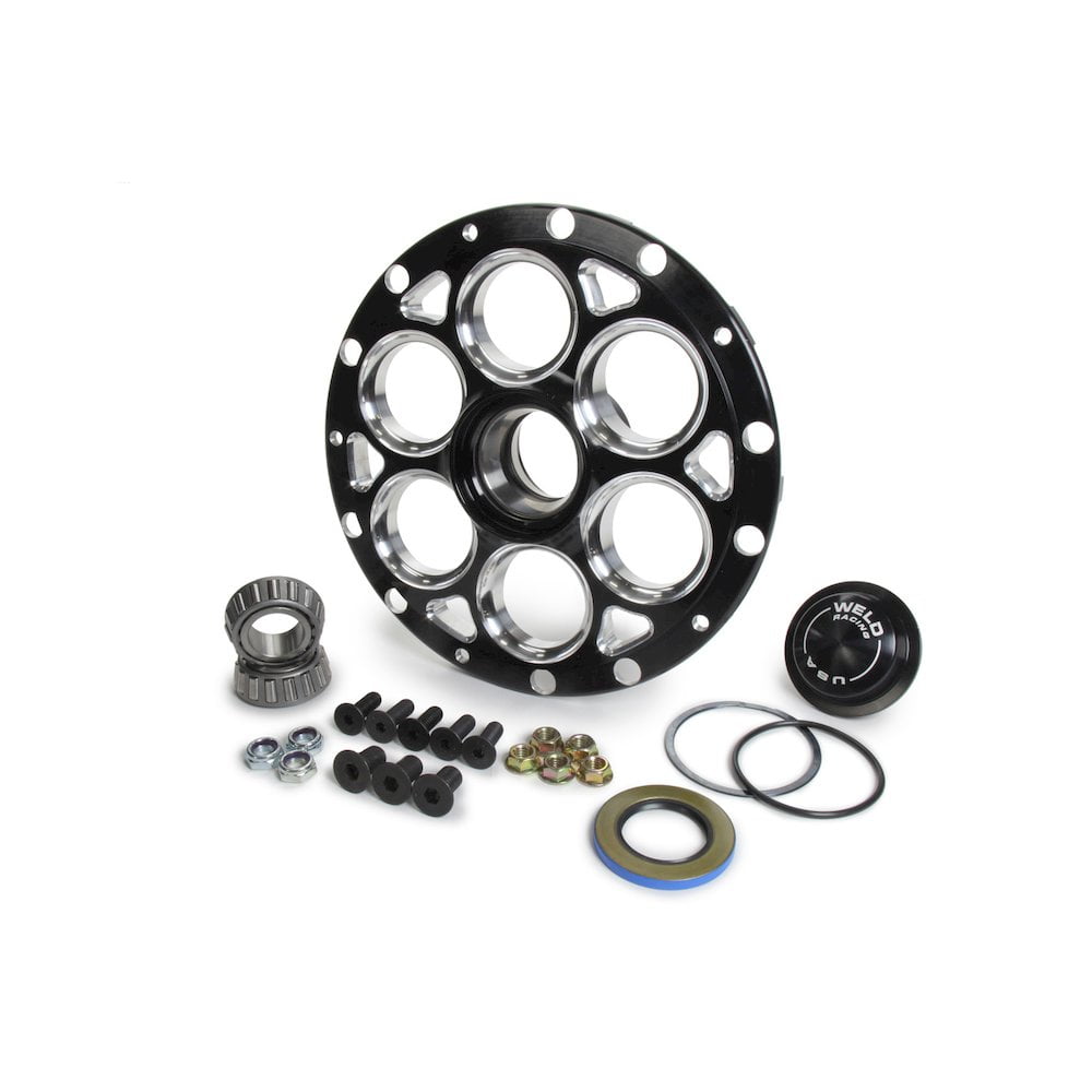 Weld Racing Hub L/W 13/15 Straight Shaft No Rotor Mount Blk - Walmart.com