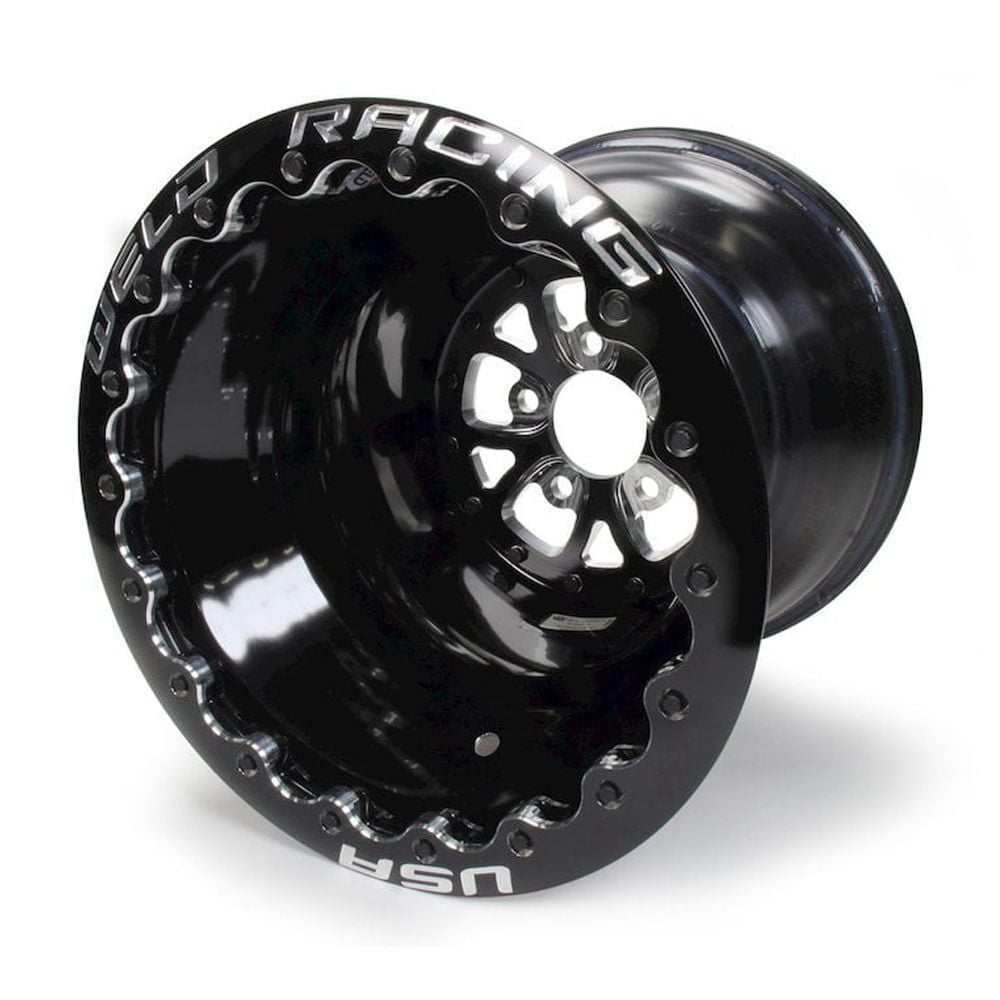 Weld Racing V-Series Drag Wheel Blk 16x16 5x4.75 4.0 BS - Walmart.com