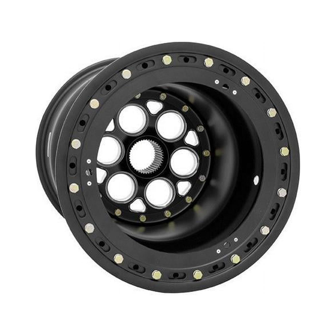 Weld Racing WEL735B-517B58-6 15 x 17 in. 42 Spline 8 in. Back Spacing ...