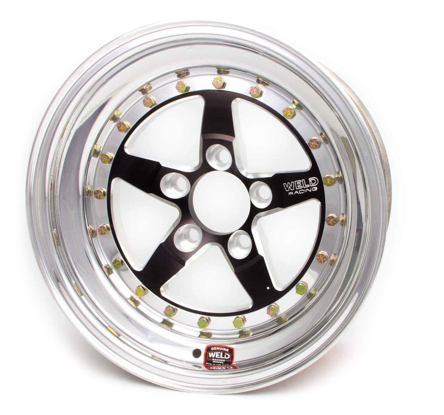 Weld Weldstar 15x10 / 5x4.75 BP / 7.5in. BS Black Wheel - Non-Beadlock ...