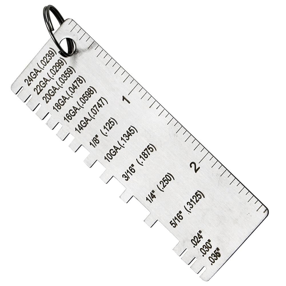 Weld Inspection Ruler Thickness Ruler Weld Inspection Gauge Weld ...
