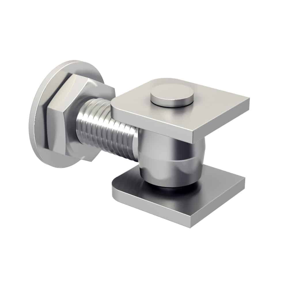 Weld-on hinge with adjustable weld-on clevis M22 - Walmart.com