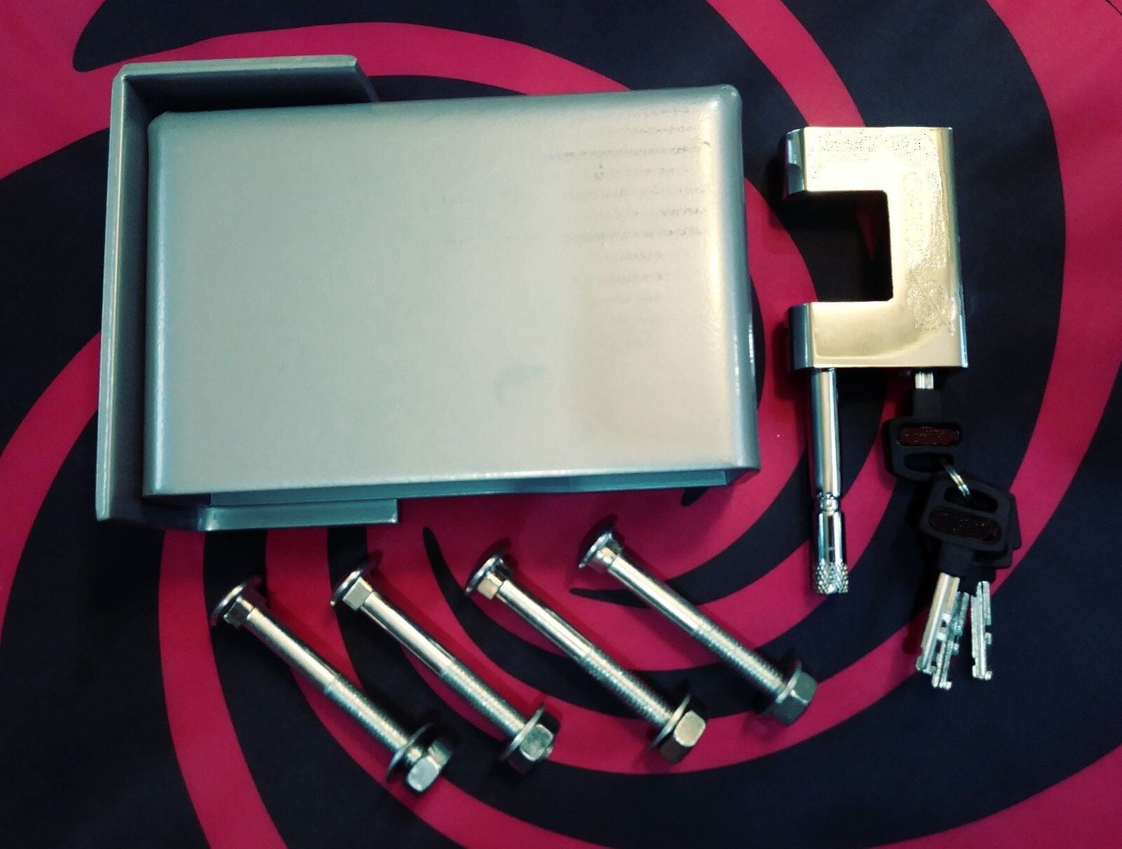 Weld-on or Bolt-on Lock Box and High Security Lock Combo for Containers ...