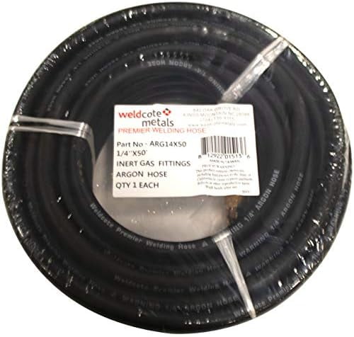Weldcote ARG14X50 Argon Hose with Inert Gas Fitting, 50 ft - Walmart.com