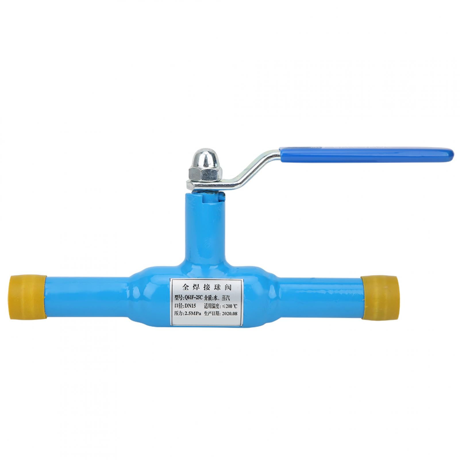 Welded Steel Ball Valve DN15, #20, Full Port, Industrial Hydraulic Equipment, Q61F-25C - Walmart.com