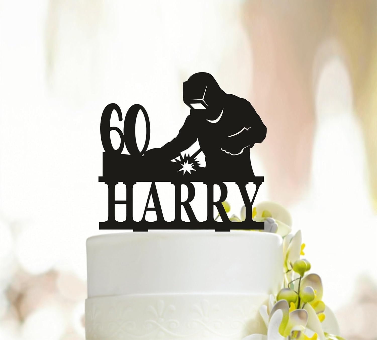 Welder Birthday Cake Topper,Welding birthday Decoration,welding ...