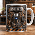 Welder Dad Custom Mug With Welding Mask, Torch and Sparks, Father's Day ...
