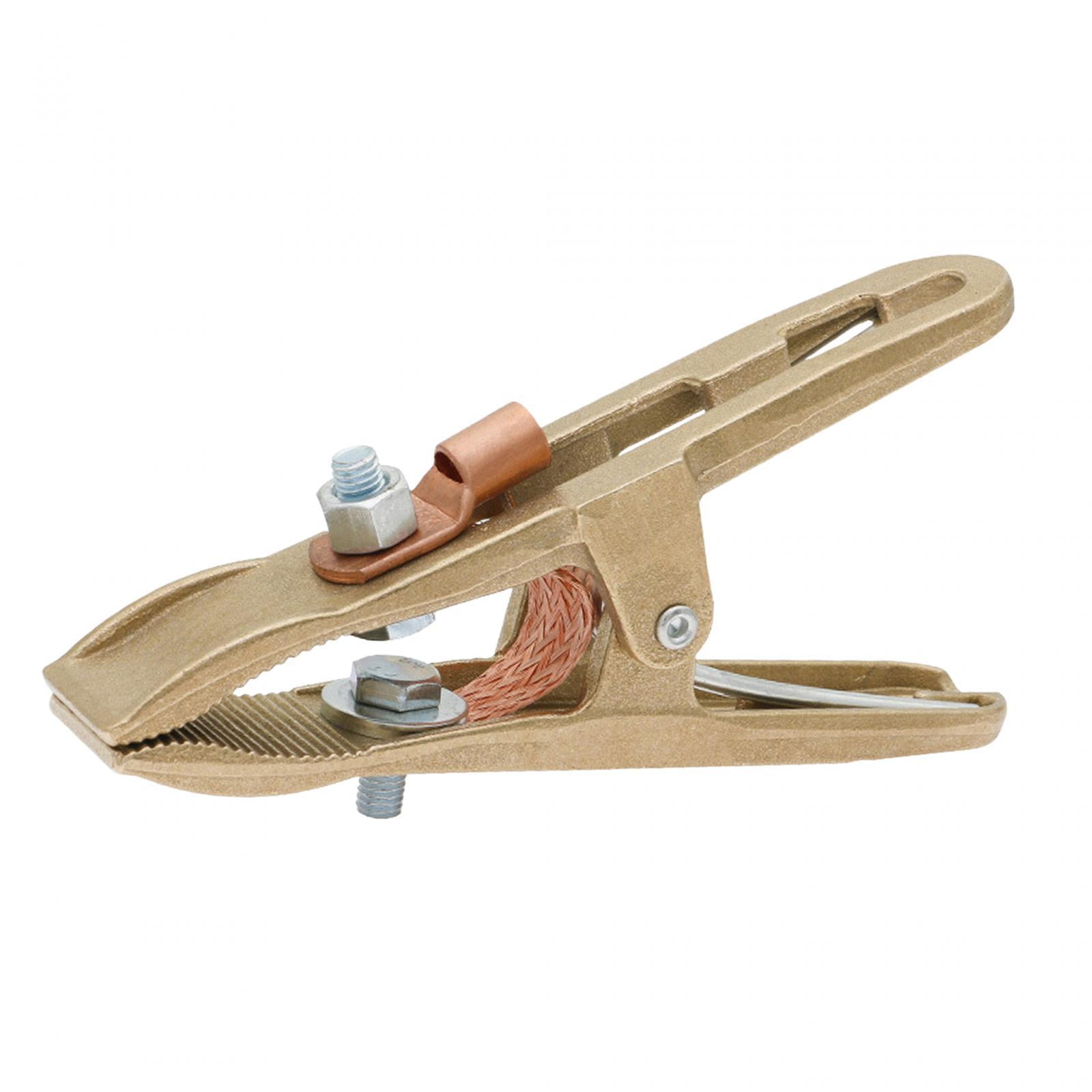 Welder Earth Ground Cable Clip Clamp Sturdy Brass A Shape Holder for ...