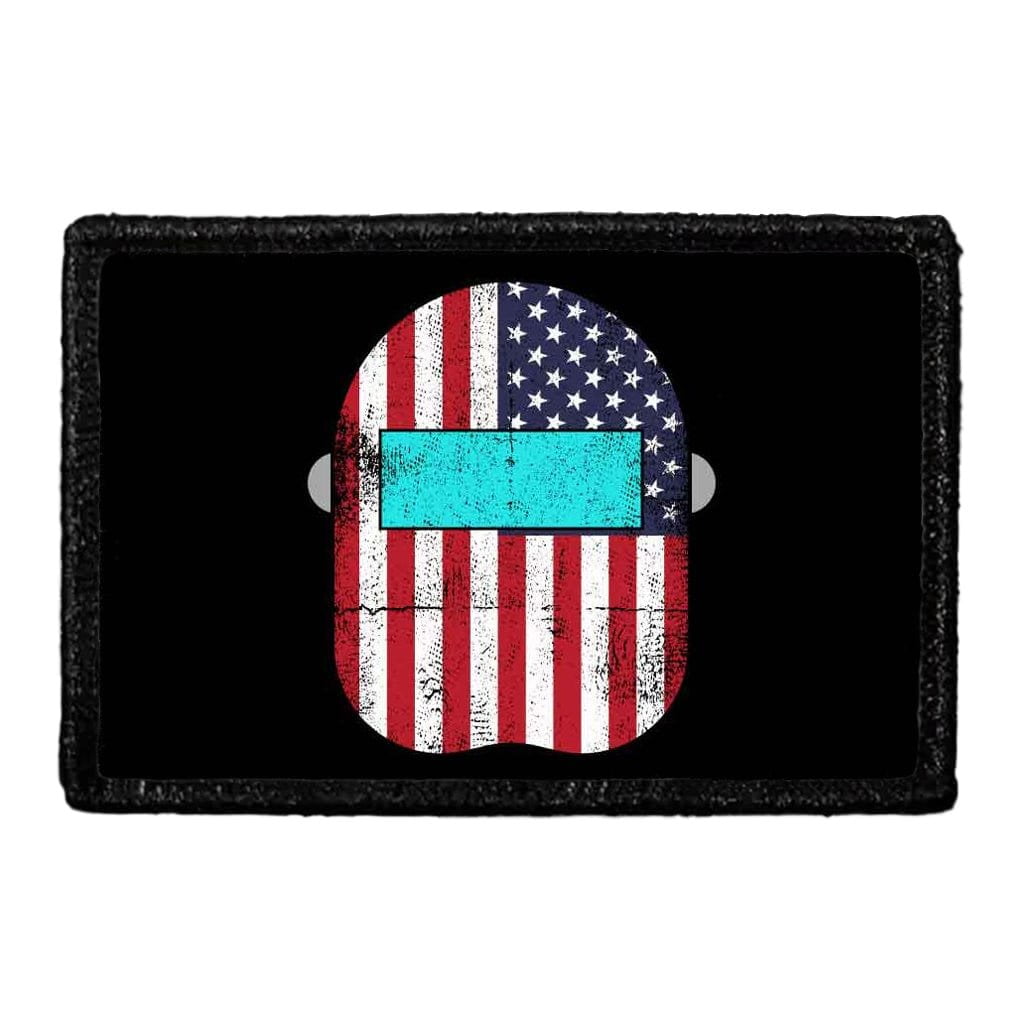 Welder Mask - US Flag - Removable Patch - Walmart.com