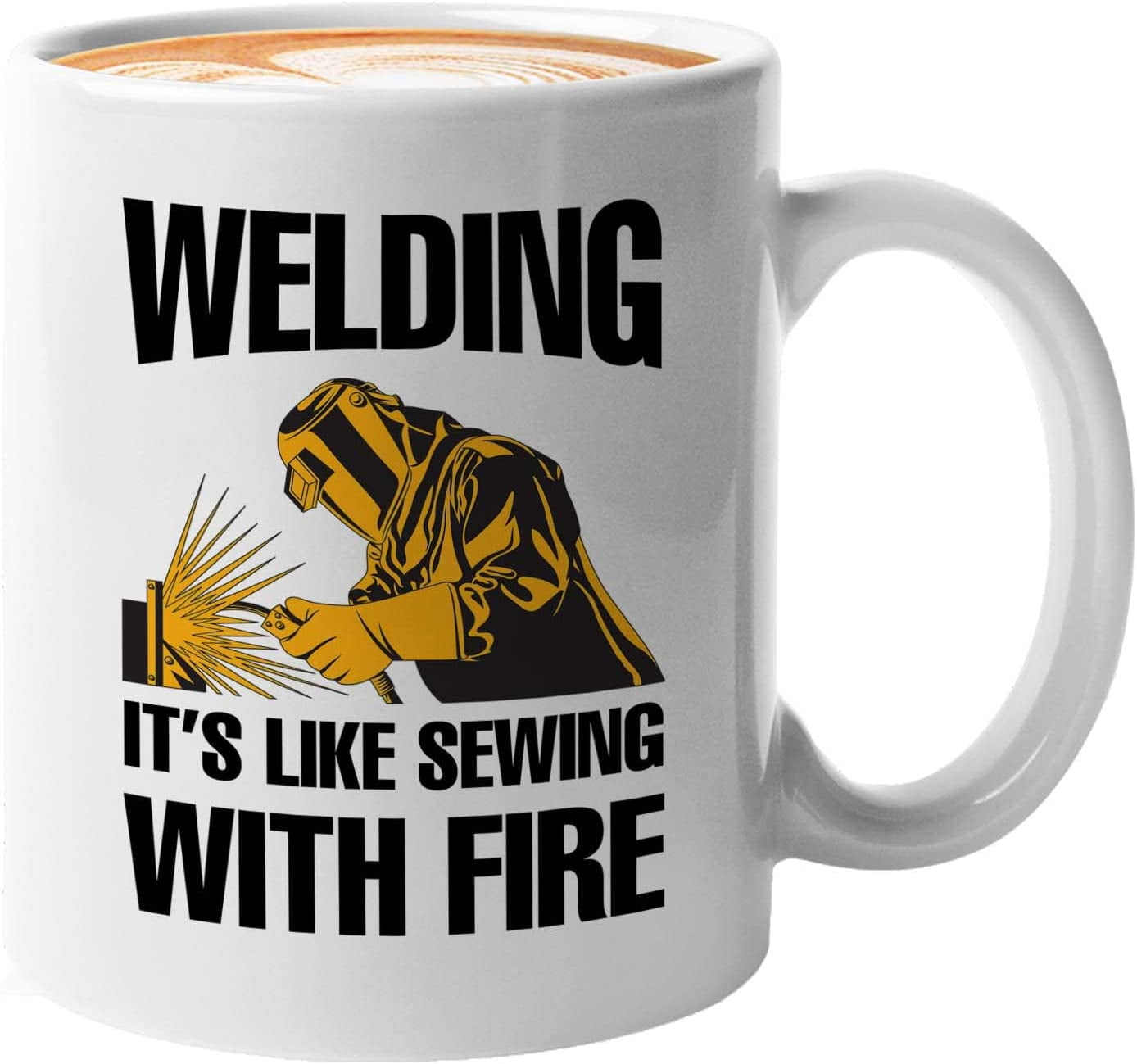 Welder Mug White 11oz - Welding It'S Like Sewing With Fire - Specialize ...