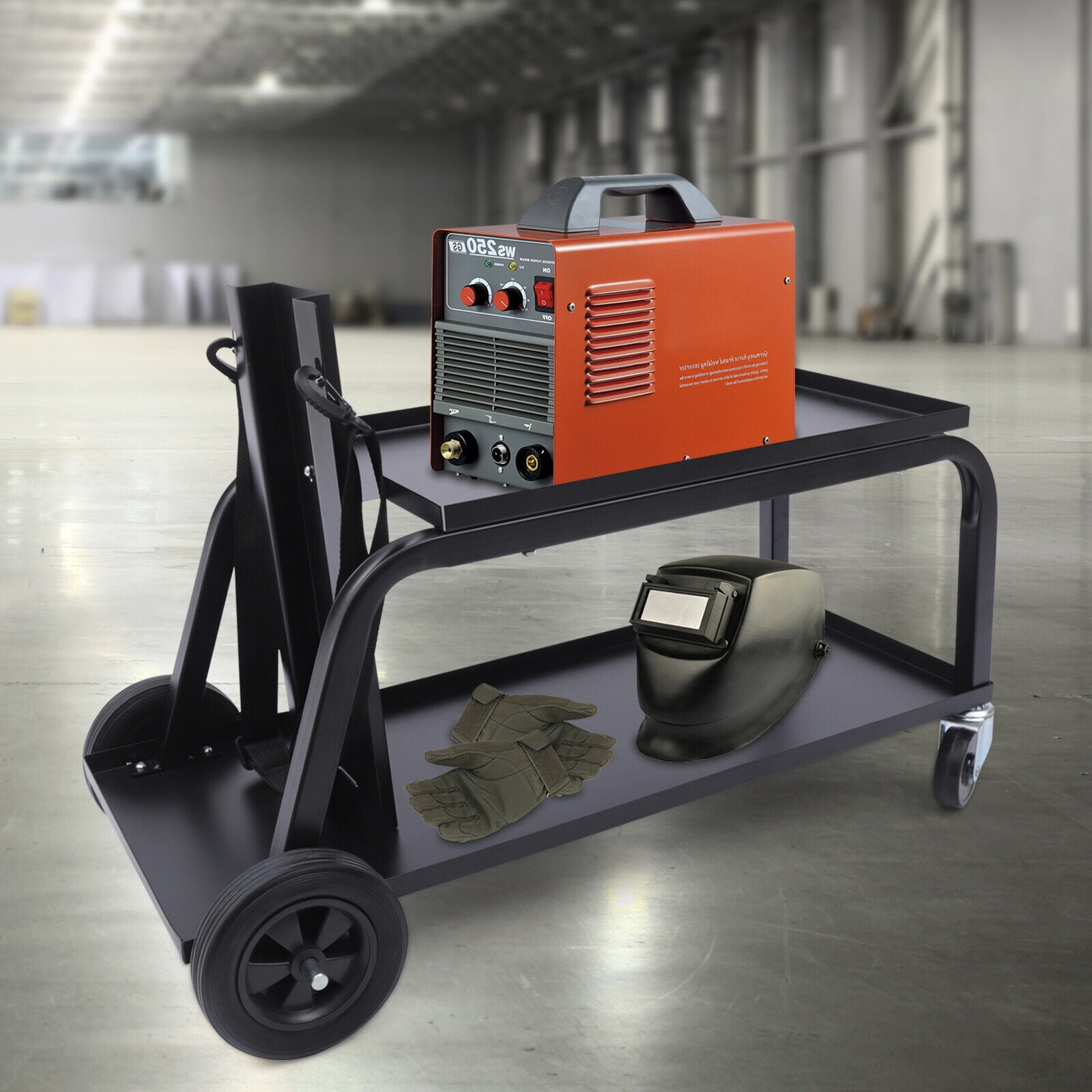 Welder Welding Cart Plasma Cutter MIG TIG Universal Storage Tanks ...