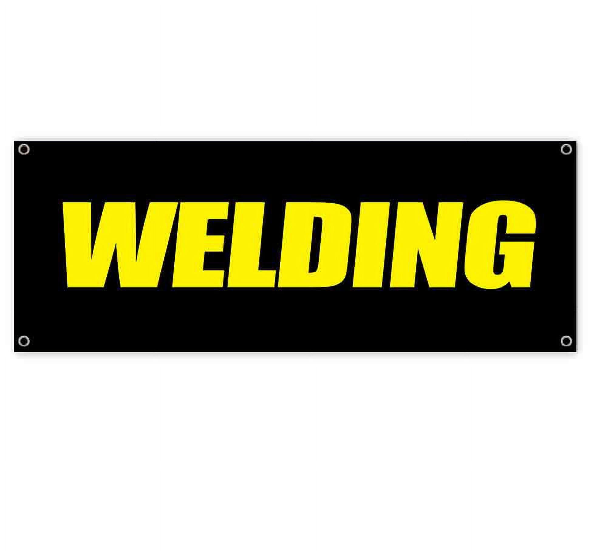 Welding 13 oz Vinyl Banner With Metal Grommets - Walmart.com