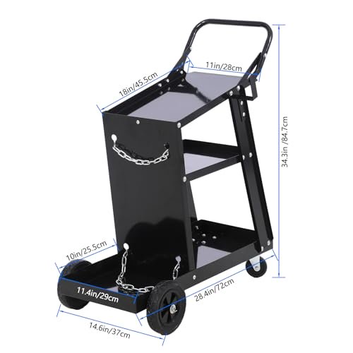Welding 220Welderwith 4 Drawers, Welding Carts for TIG MIG WelderPlasma ...