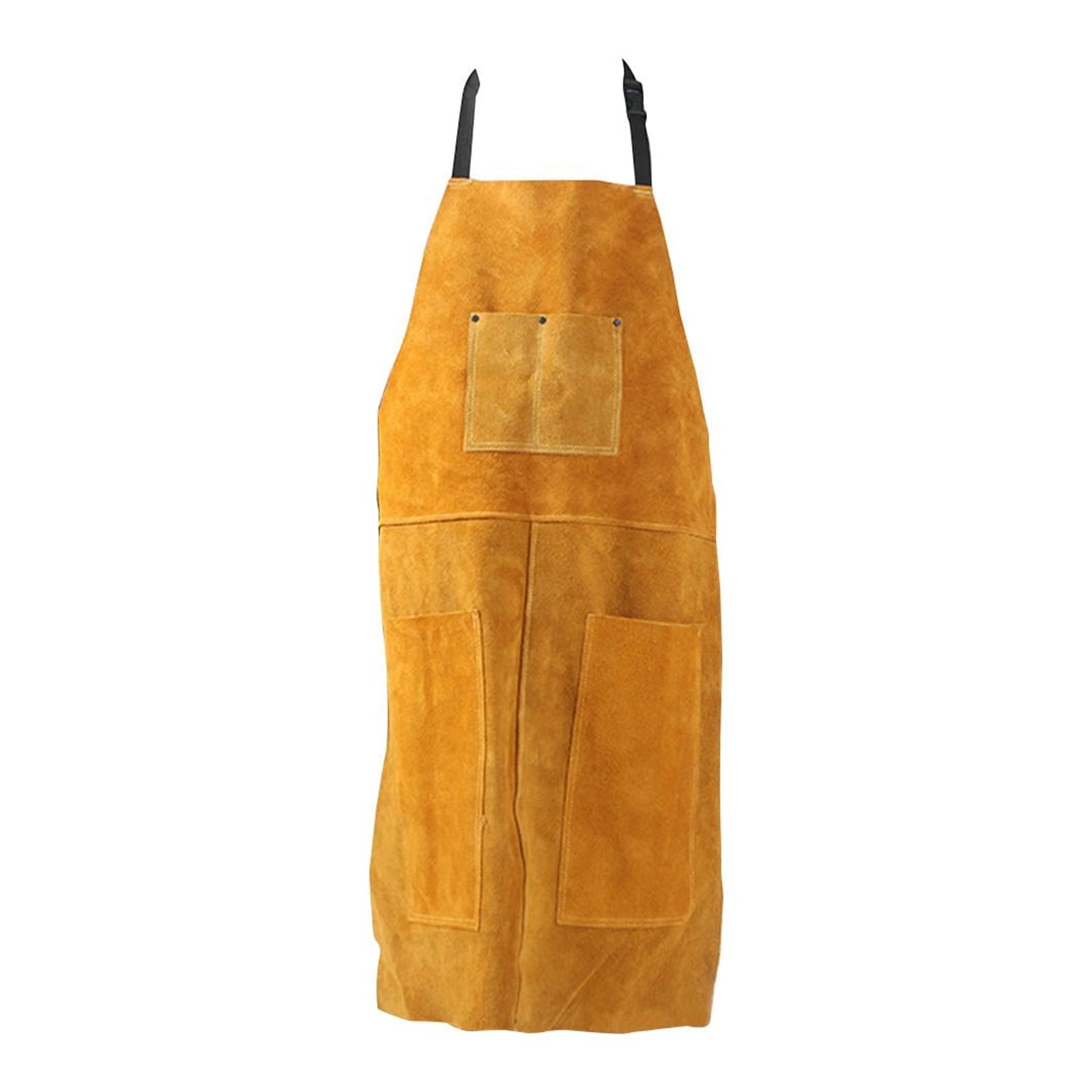 Welding Apron Leather Welder Protection Cloth Apron Professional ...