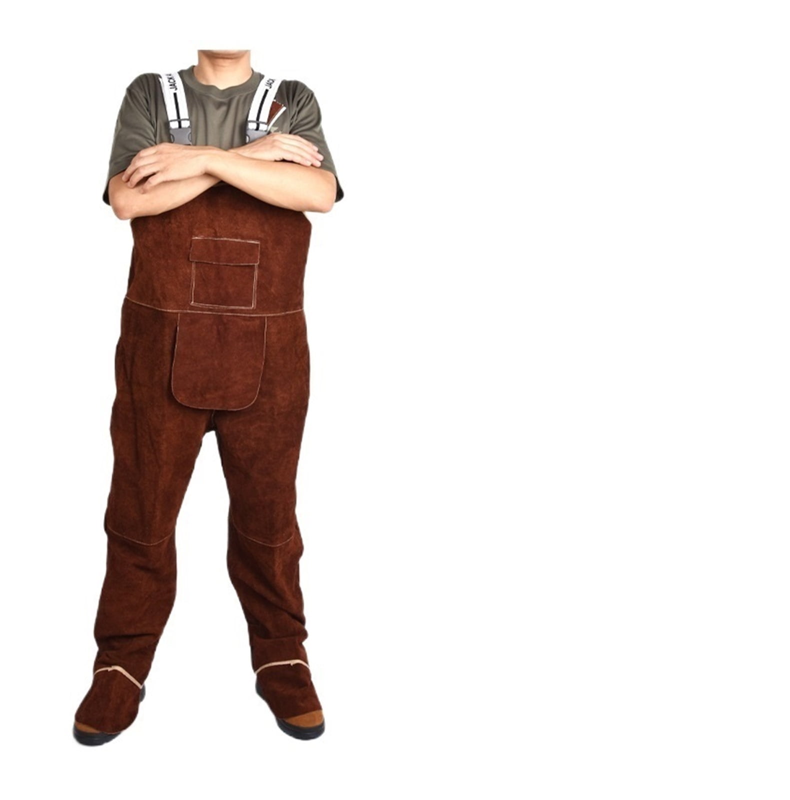 Welding Bib Overalls For Mens Wear-resistant Protection Clothing ...