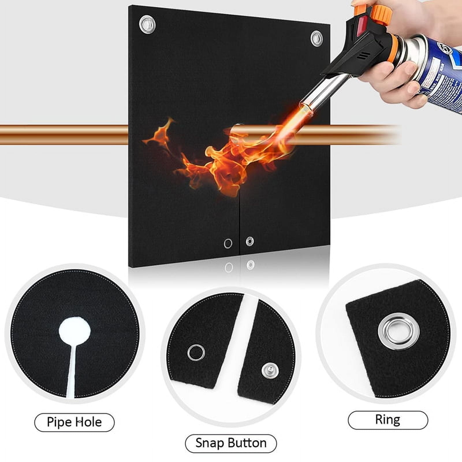 Welding Blanket Fireproof, Opening Shape Welding Mat, HeatResistant ...