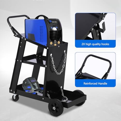 Welding Cart, 220 lbs Welder Cart , Welding Carts for TIG MIG Welder ...