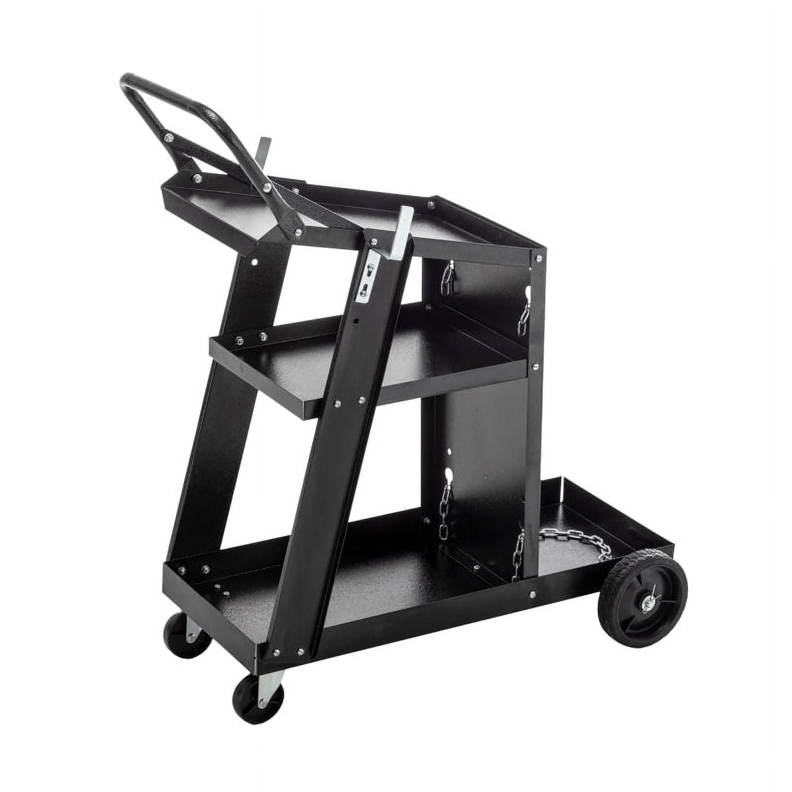 Welding Cart, 3-Tier Welder Cart Heavy Duty with 400Lbs Static Weight ...