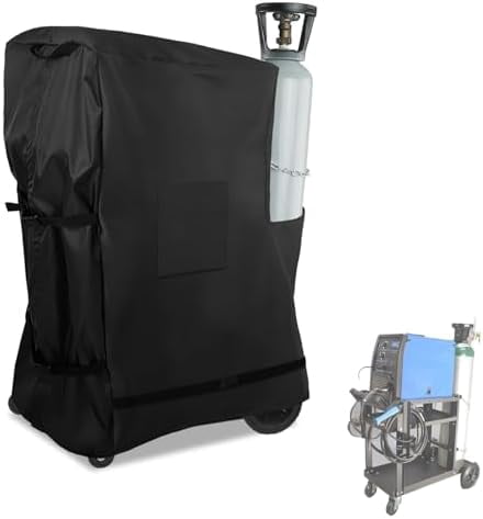 Welding Cart Cover with Plush Linner,3-Tier Welder Cart Protective ...