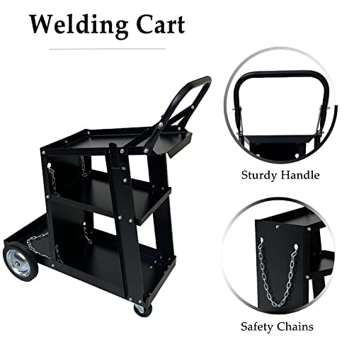 Welding Cart, Welding Carts for MIG/TIG Welder and Plasma Cutter ...